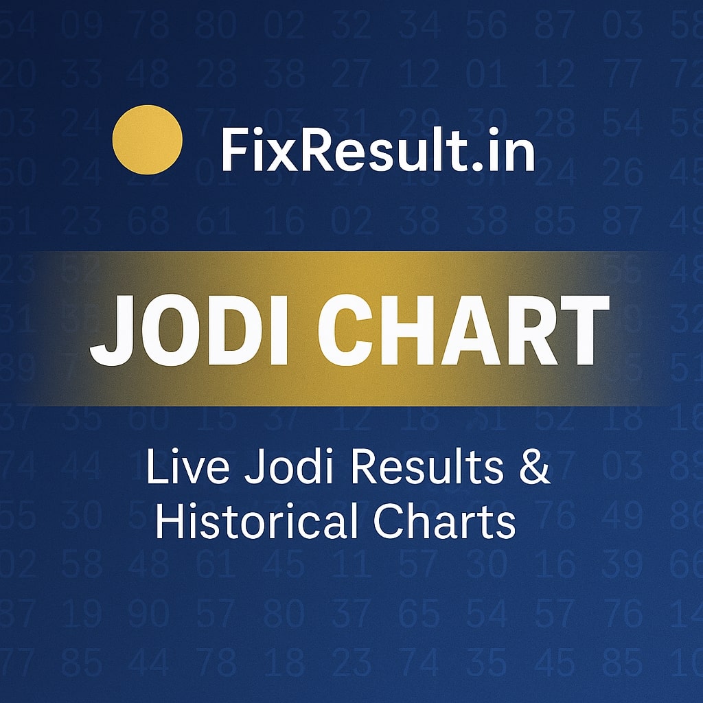 Jodi Chart – Historical Matka Results | FixResult.in